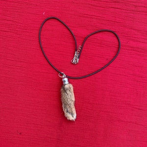 Lucky Rabbit Foot Necklace Fortune - Etsy
