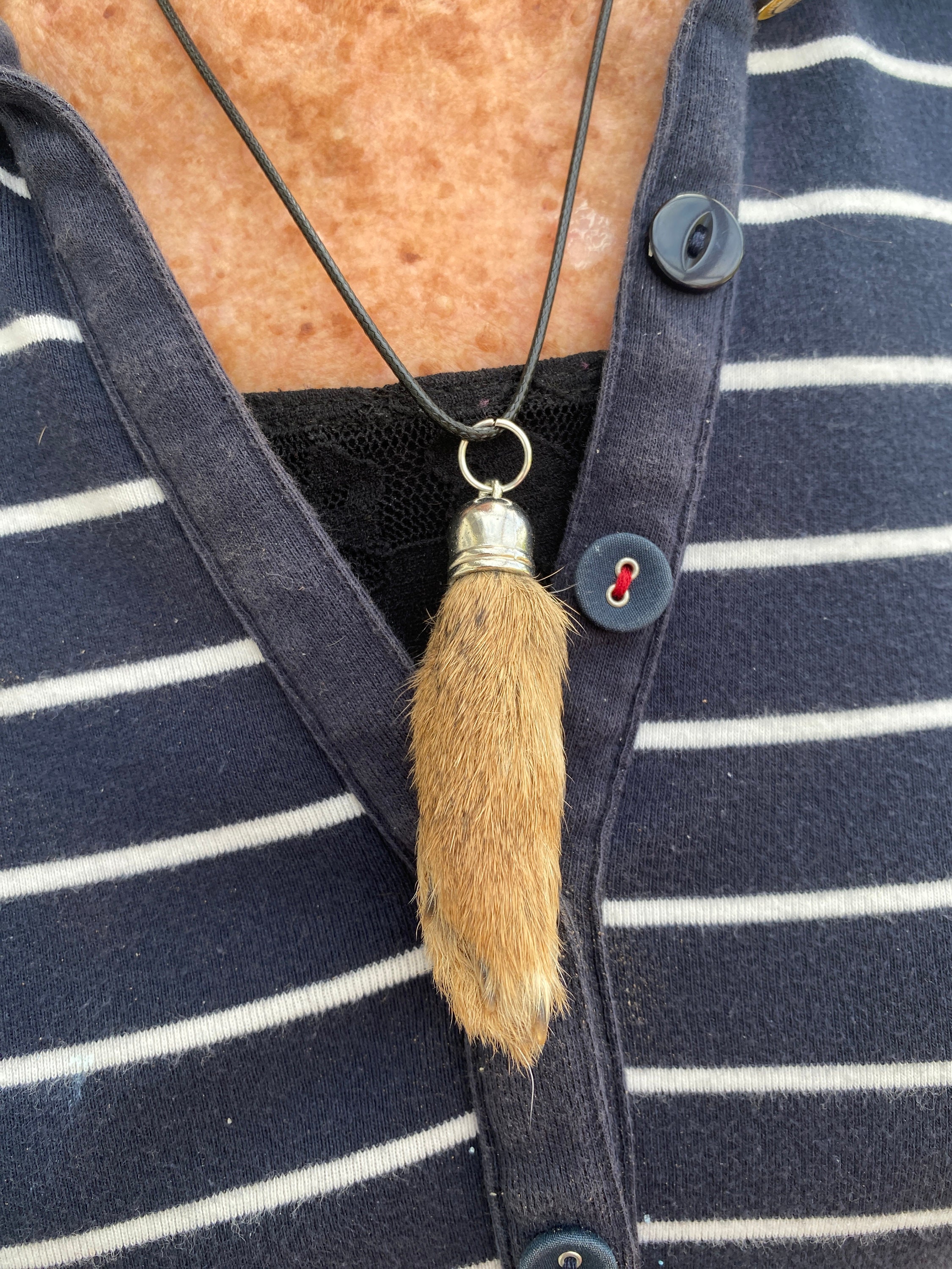 Lucky Rabbit Foot Necklace Fortune - Etsy