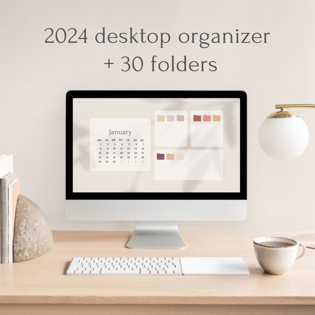 2024 Calendar Wallpaper Minimalist Aesthetic Calendar for - Etsy
