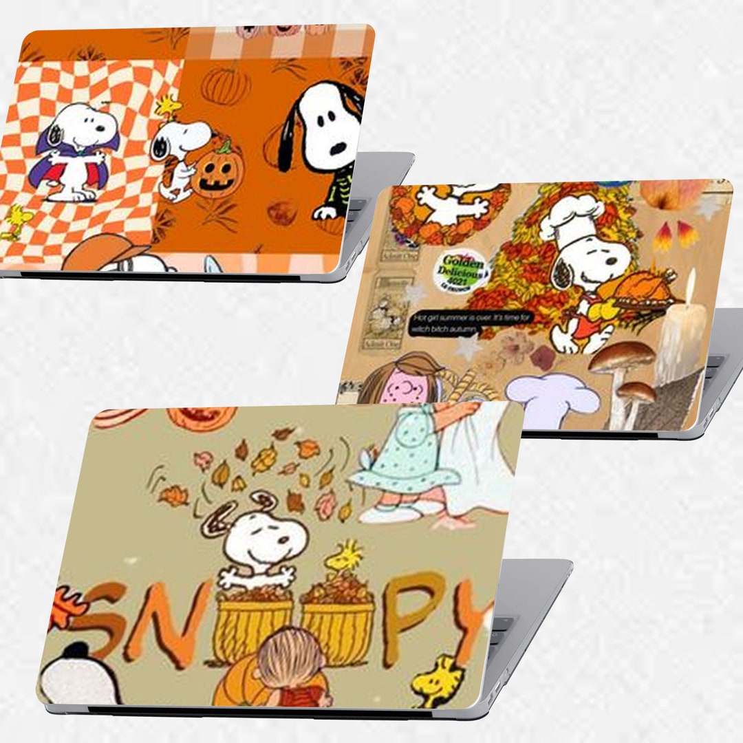 Snoopy Mac Book Case Comics Laptop Cover, Trickortreat Hard Bumper ...