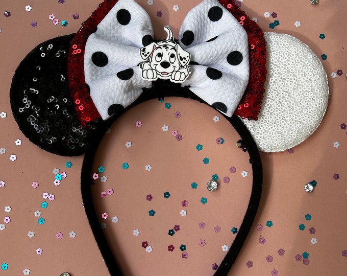 Spotty Dog Inspired Character Ears Hair Accessories Mouse Ears Headband ...