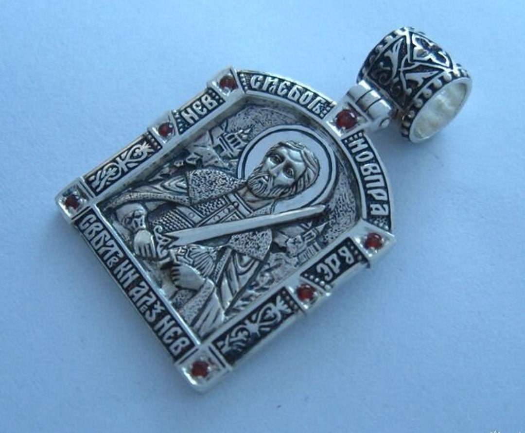 The Body Icon of the Holy Orthodox Prince Alexander Nevsky the ...