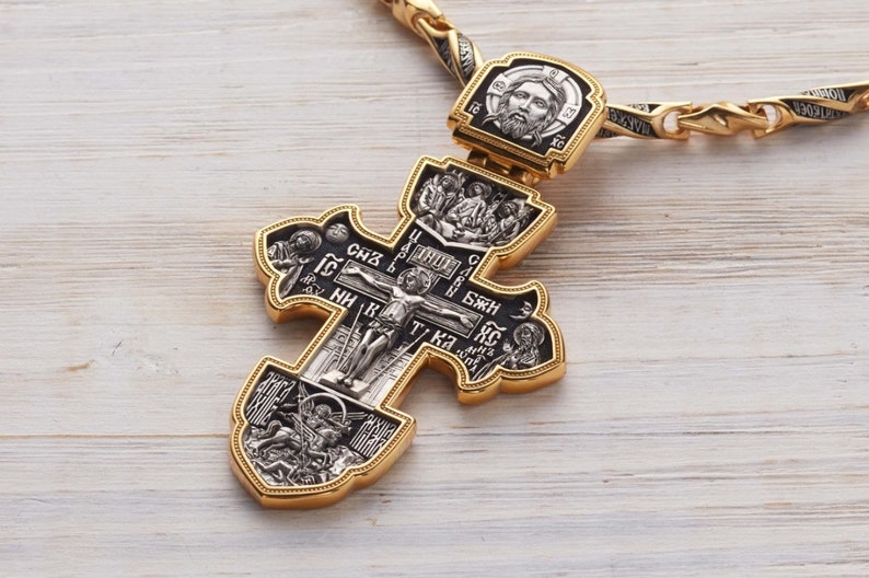 Crucifixion of Christ With the Archangel Michael the Holy - Etsy