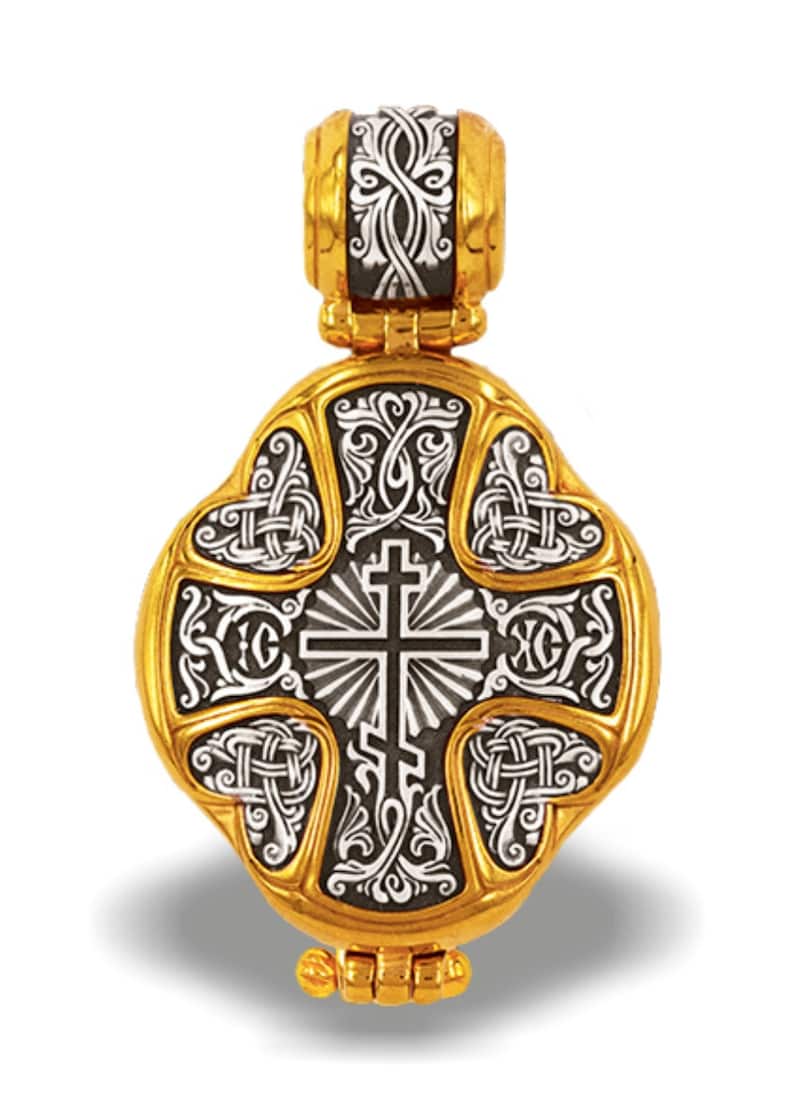 Eight-pointed Cross of the Icon of the Blessed Matron and the Mother of ...