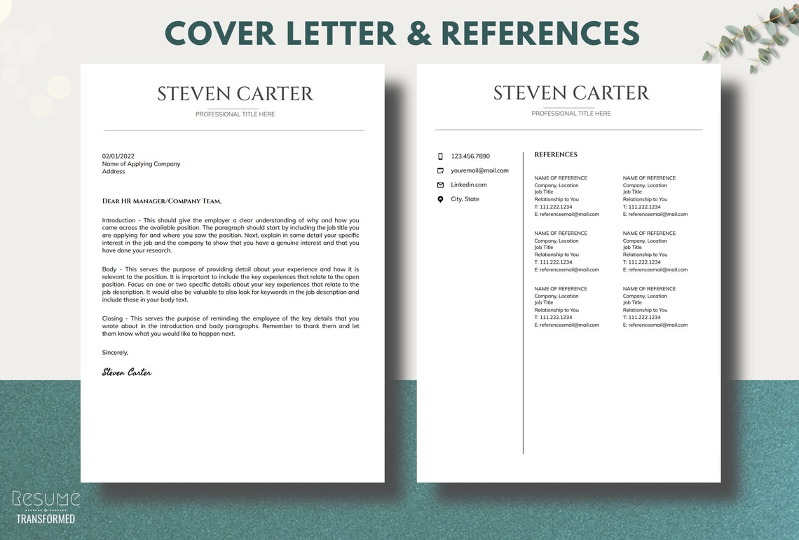 ATS Friendly Resume for Google Docs, CV Template Google Docs, Resume ...