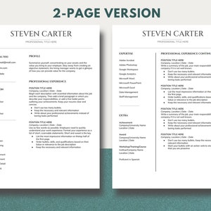ATS Friendly Resume for Google Docs, CV Template Google Docs, Resume ...