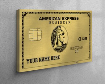 American Express Poster Canvas - Etsy