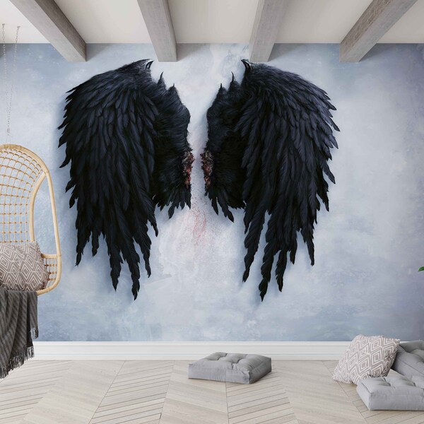 Black Wings - Etsy