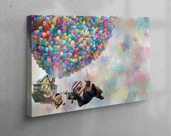 Up Movie Canvas Wall Art - Etsy