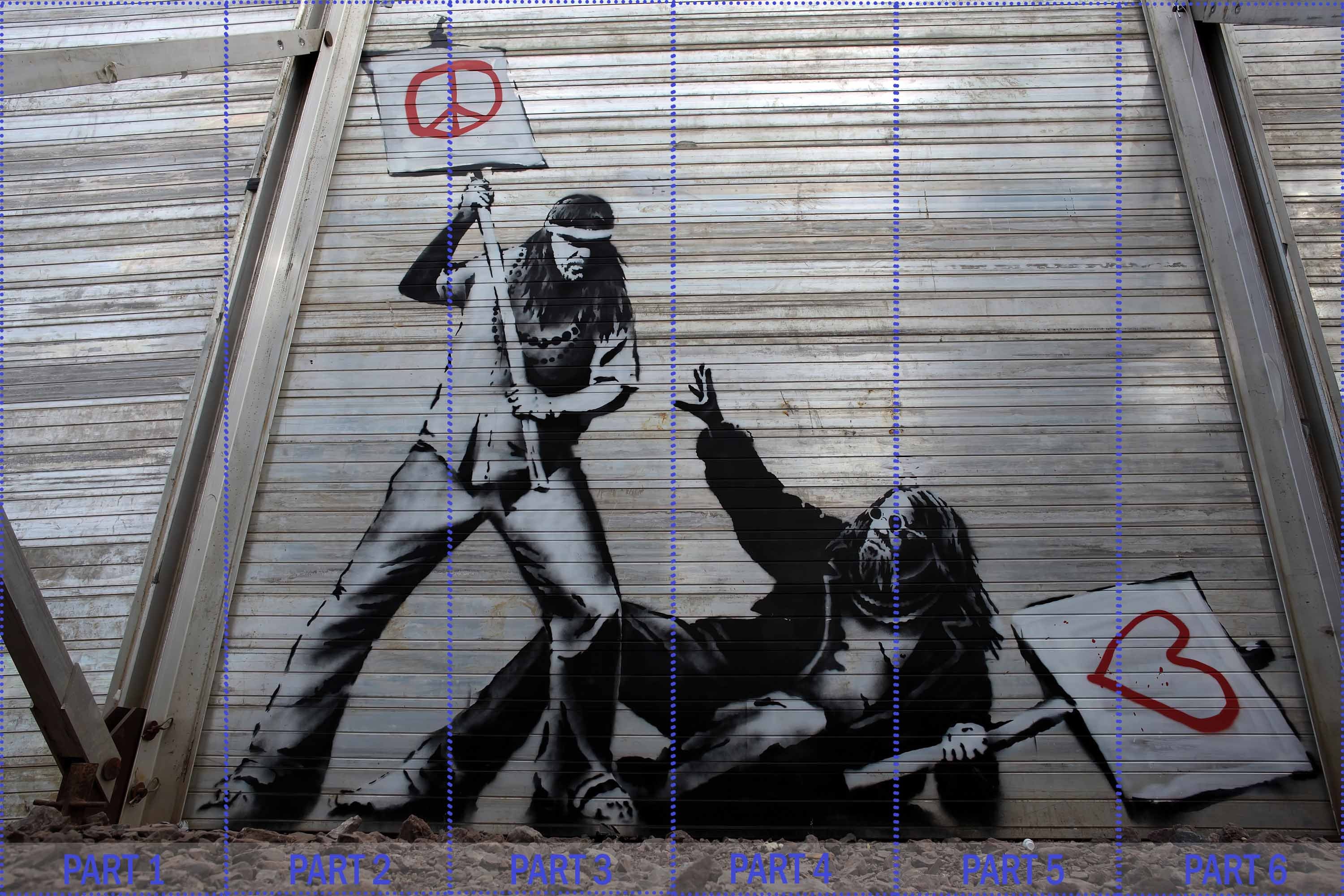 Banksy Graffiti Peace