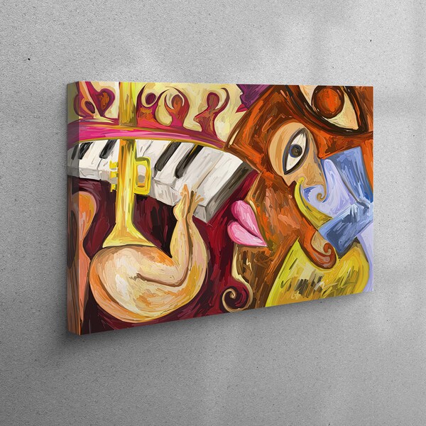 Abstract Music Art - Etsy