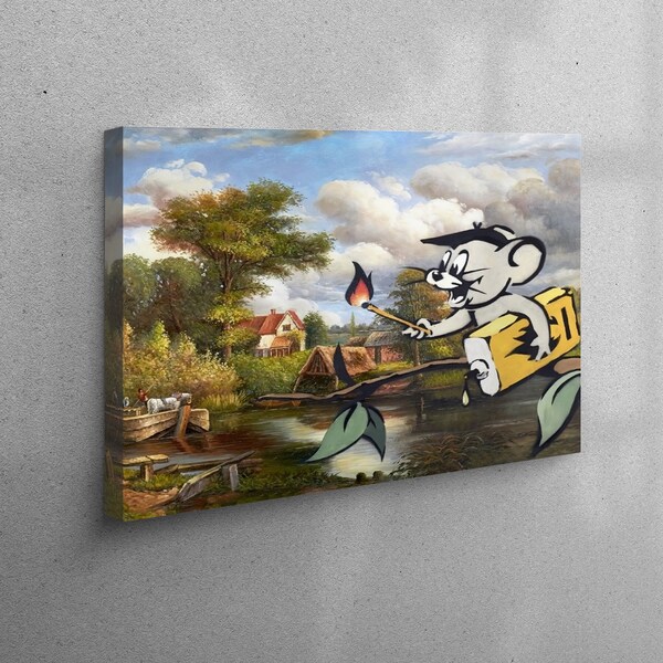 Banksy Jerry Poster - Etsy