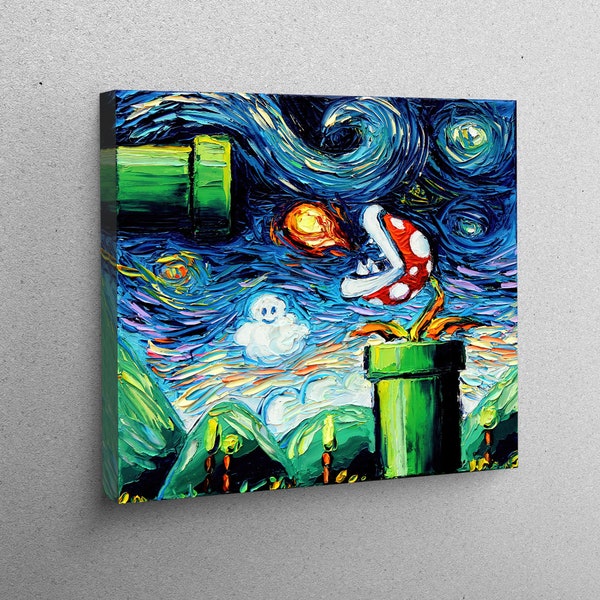 Mario Starry Night Van - Etsy