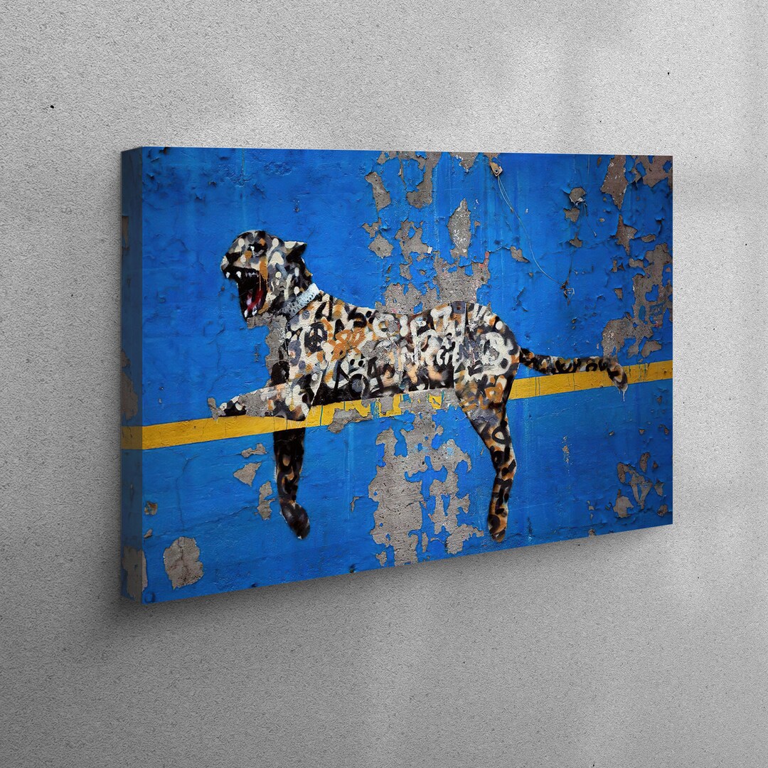 Canvas Wall Art Wall Art Canvas Banksy Leopard Wall Art Leopard canvas-wall-art-wall-art-canvas-banksy-leopard-wall-art-leopard