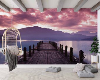Dock Mural Wallpaper - Etsy