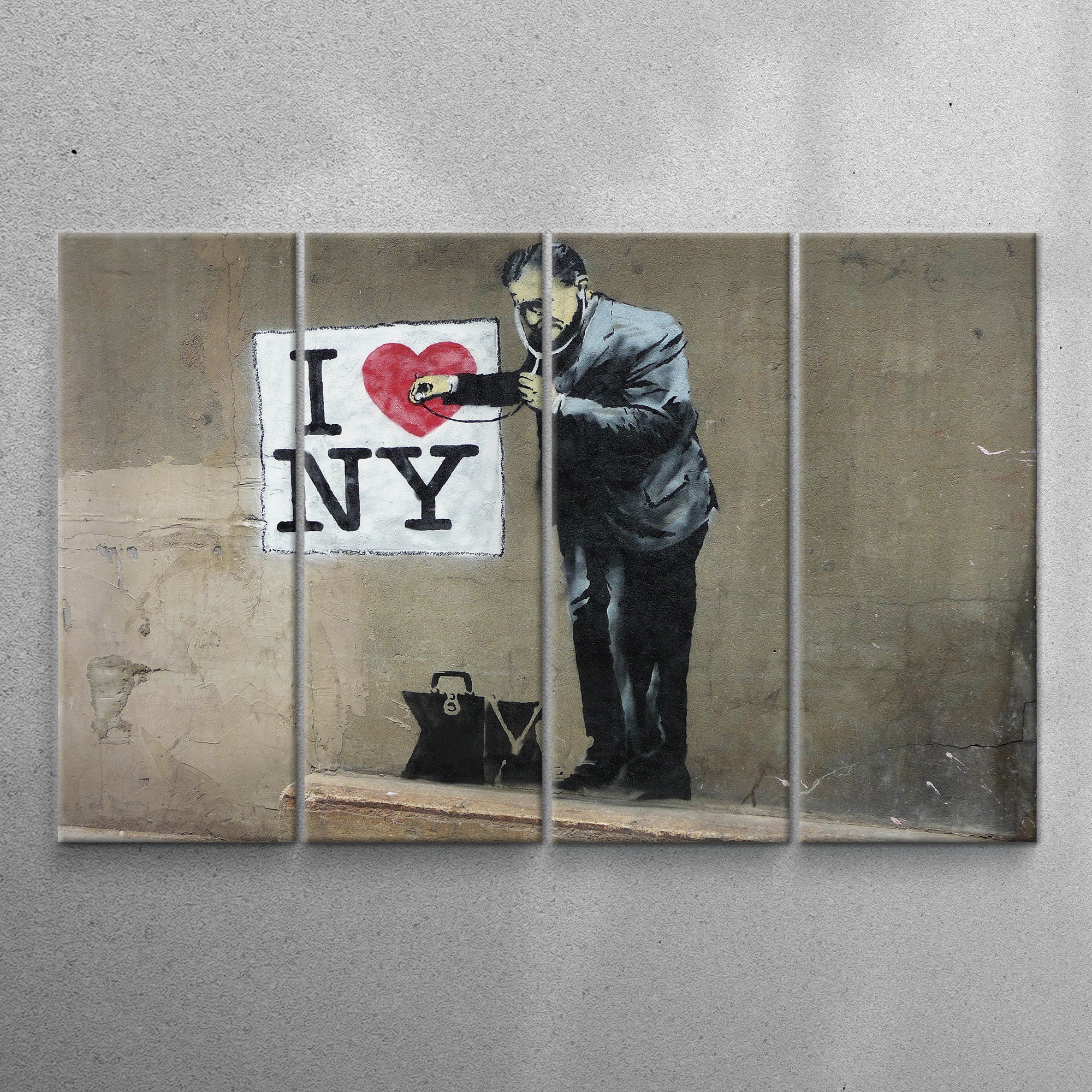 Banksy Street Art 3d