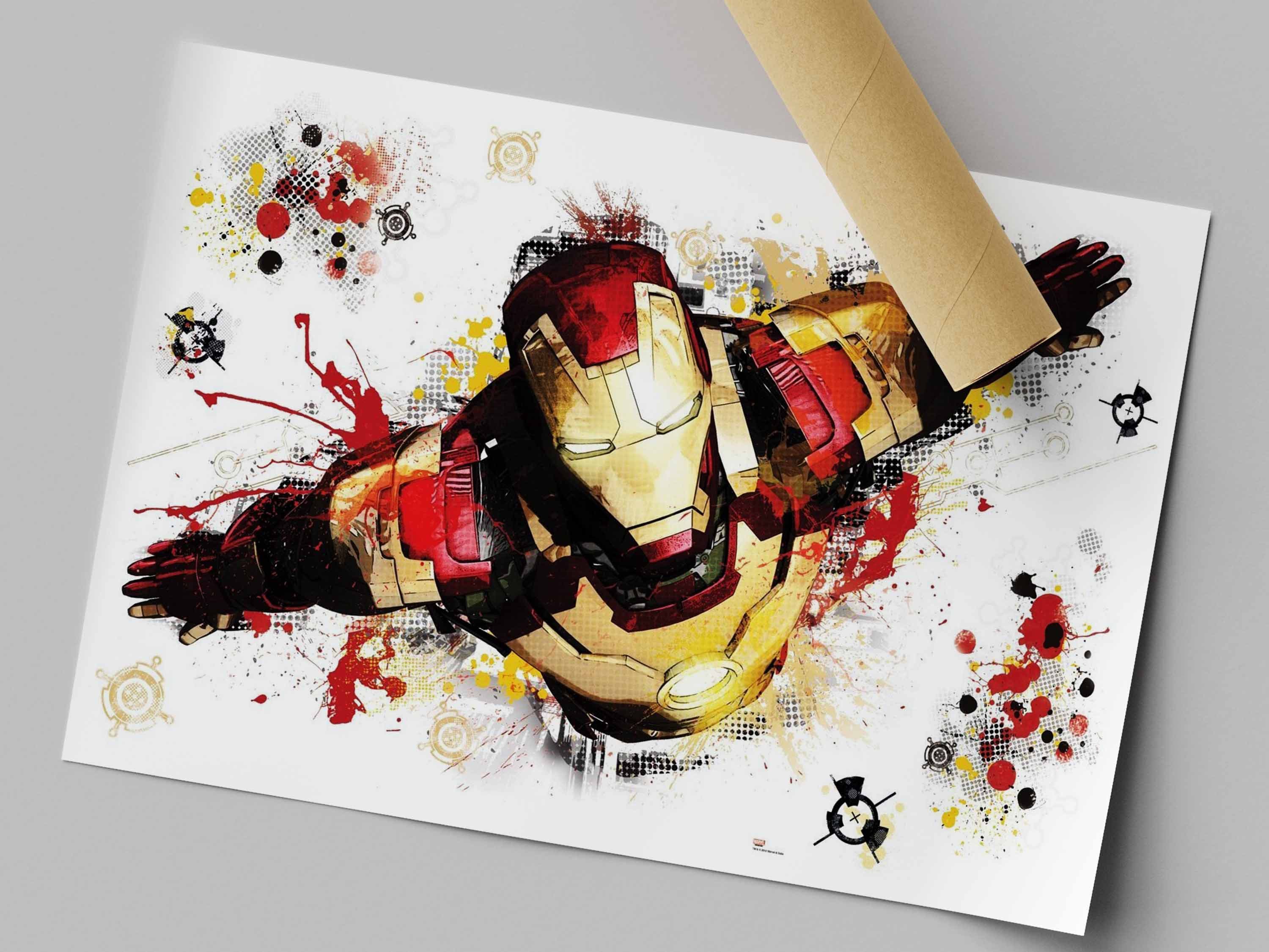 Iron Man Cartoon Wallpaper