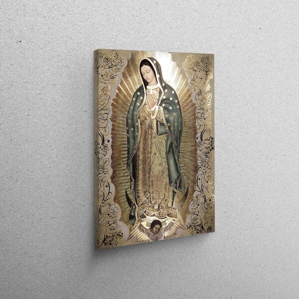 Abstract Virgin Mary - Etsy