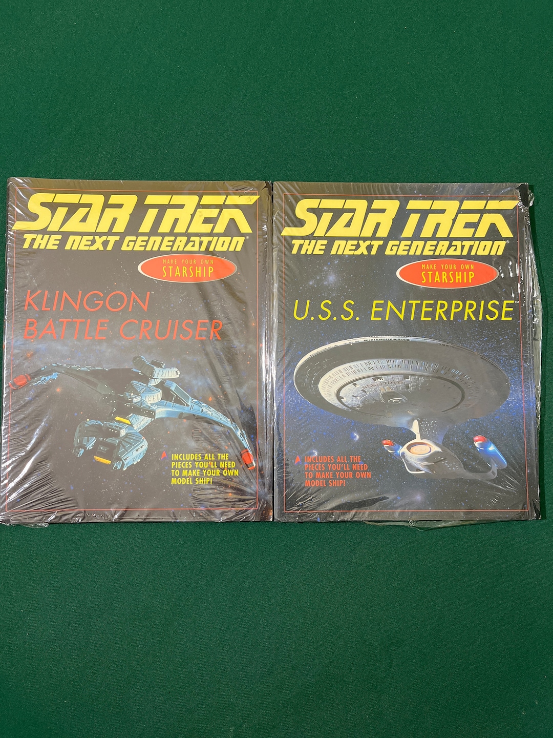 Star Trek Paper Models USS Enterprise & Klingon Cruiser - Etsy