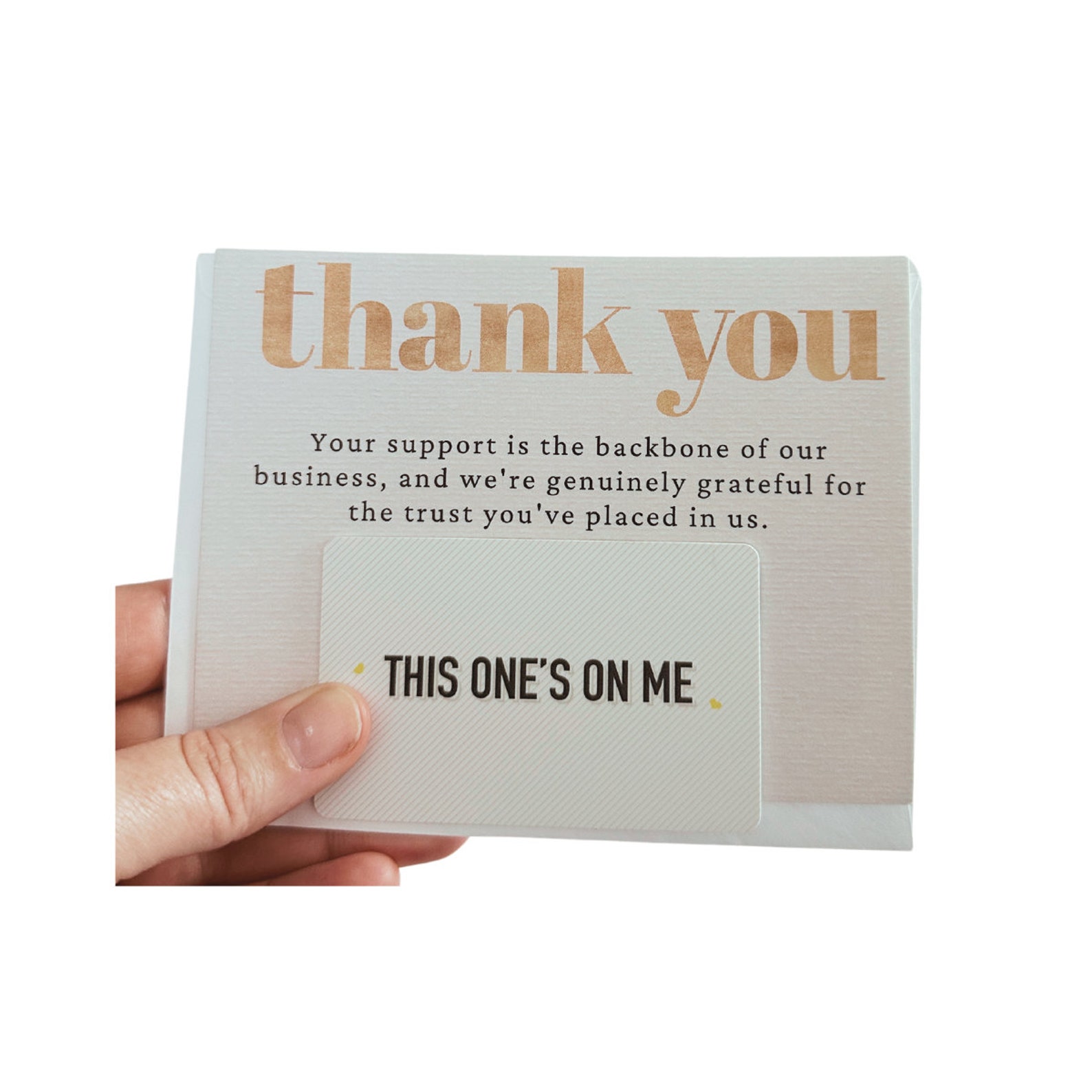 Referral Thank Yous L Gift Card Holder L Referral Thank You Note L ...