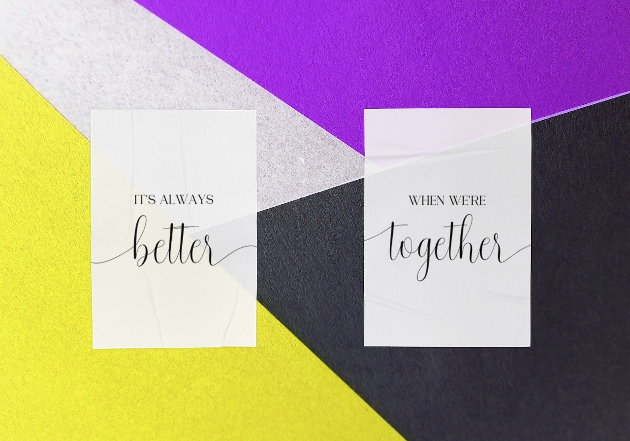 It's Always Better When We're Together (jack Johnson/better Together ...