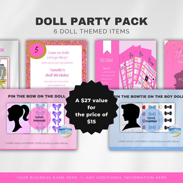 Barbie Pin the Tail - Etsy