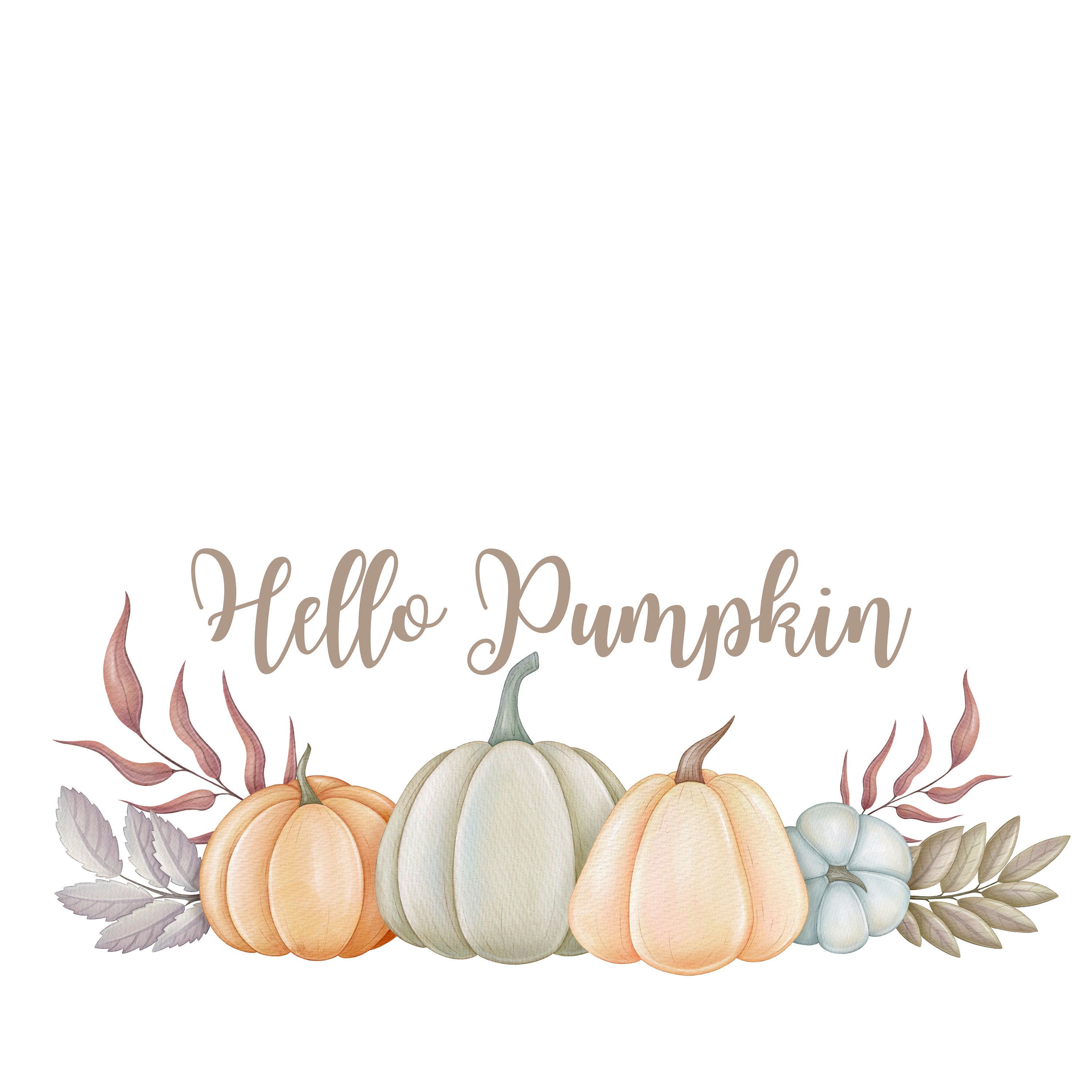 Hello Pumpkin | Fall | PNG - Etsy