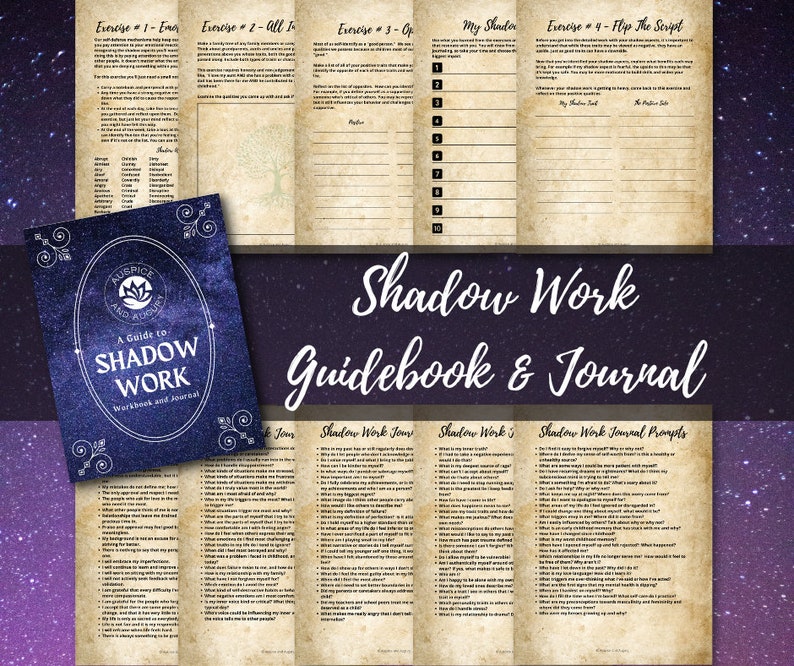 Shadow Work Bundle | Workbook and Journal | 101 Journal Prompts ...