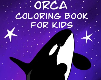 Orca Coloring Book - Etsy