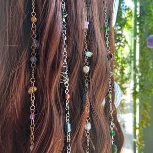 Create Your Own Crystal Hippie Hair Beads | Crystal Hair Accessories ...