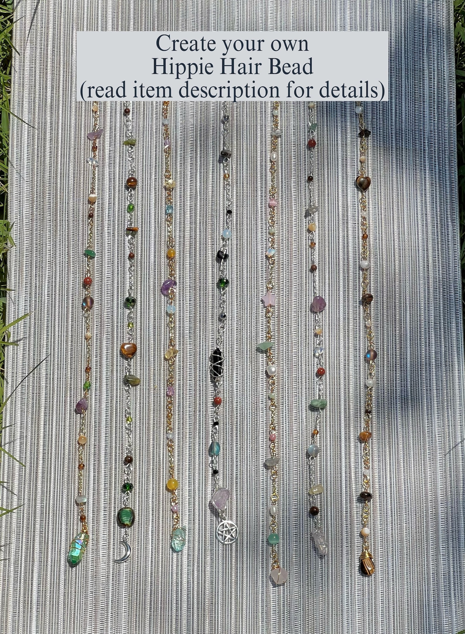 Create Your Own Crystal Hippie Hair Beads Crystal Hair Accessories ...