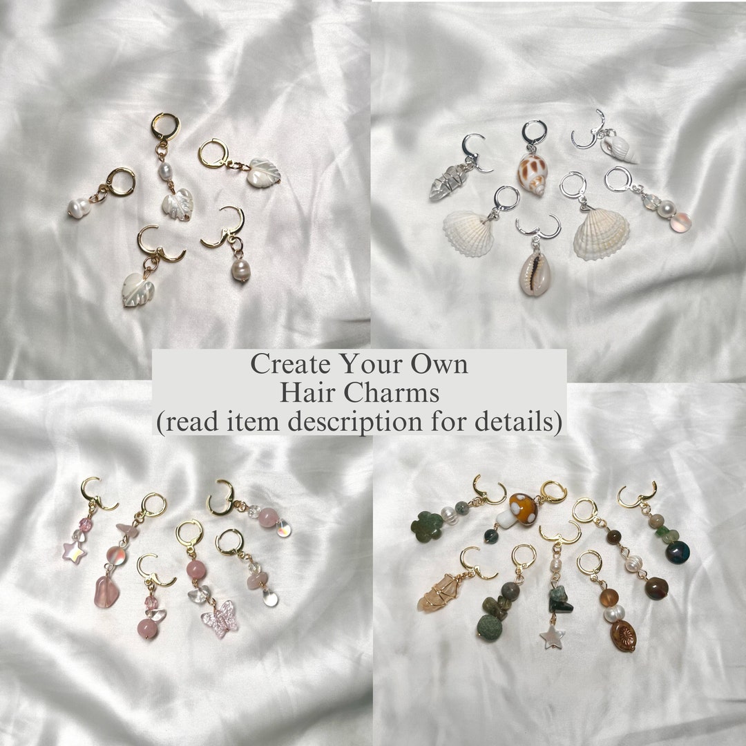 Customizable Create Your Own Hair Charms/earrings | Custom Hair Jewelry ...