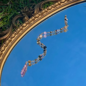 Ethereal Hippie Hair Bead | Custom Handmade Hair Clip | Crystal Hair ...