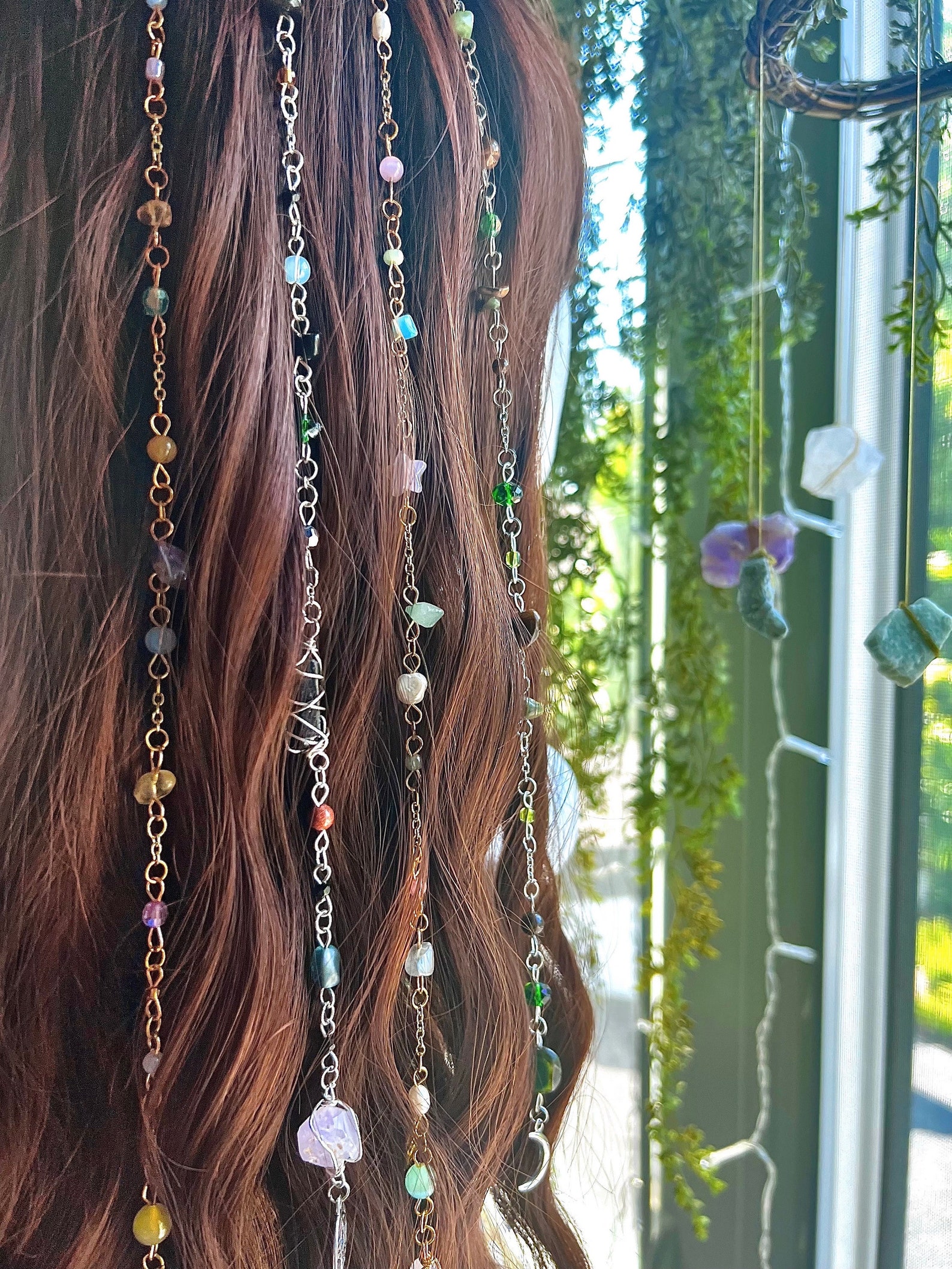 Create Your Own Crystal Hippie Hair Beads Crystal Hair Accessories ...