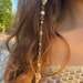 Gabriella Seashell Hippie Hair Bead | Dangling Hair Accessory | Beaded ...