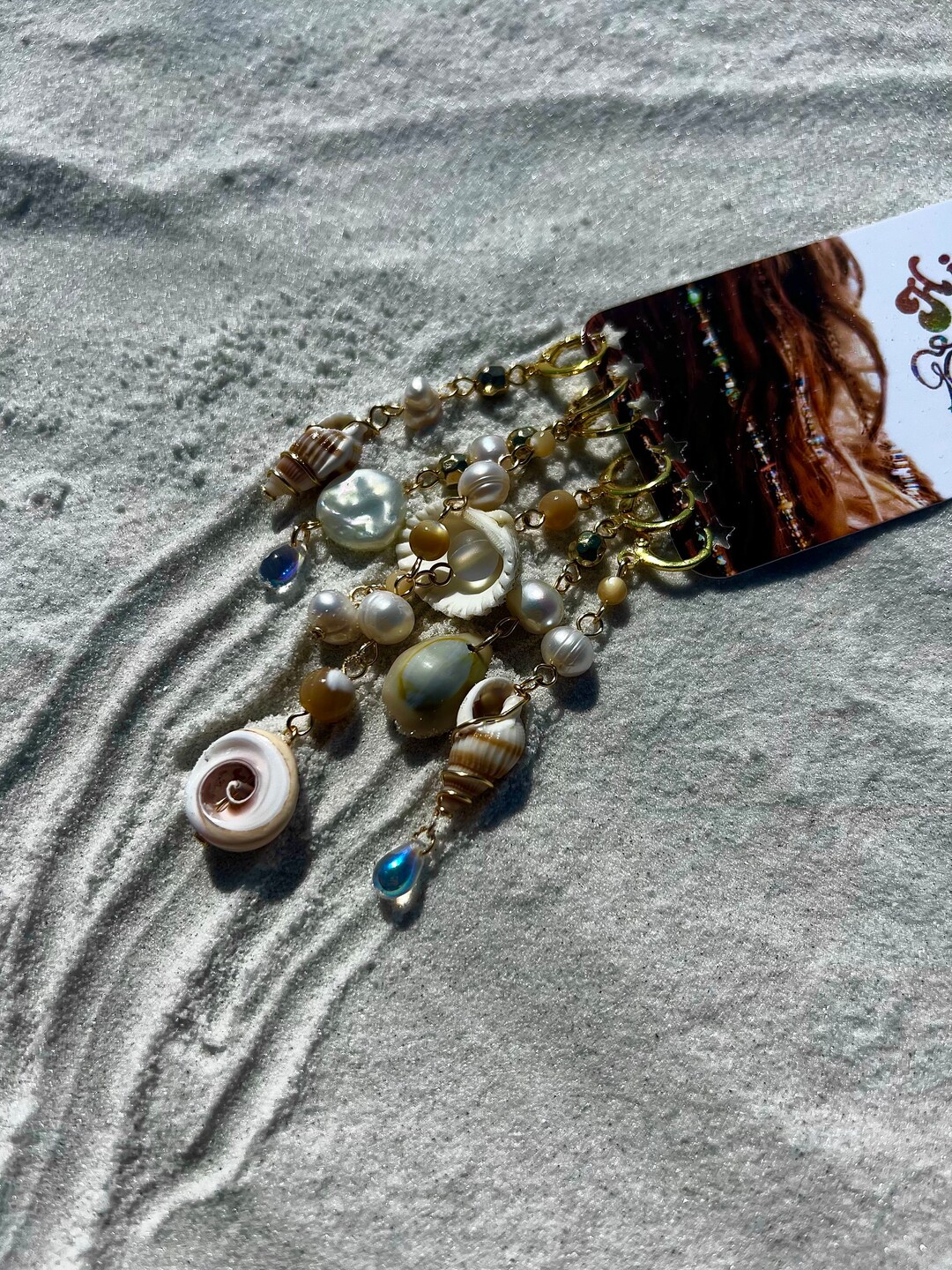 Seashell Hair Charms | Shell Hair Jewelry | Mermaid Boho Jewelry ...
