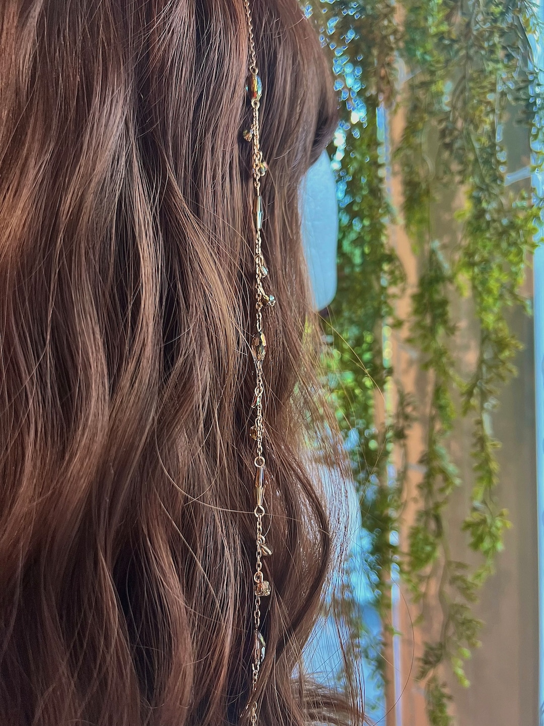 Handmade Czech Glass Hair Bead | Gold Plated or Sterling Silver Clip ...