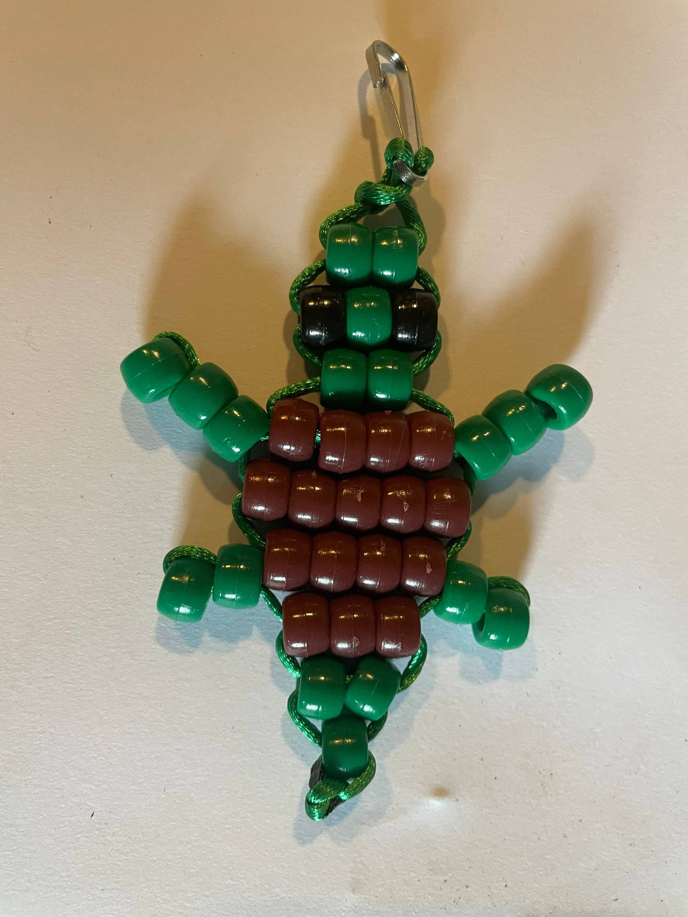 Beaded Turtle Keychain - Etsy