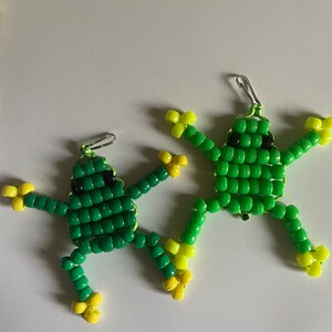 Beaded Froggie Keychain - Etsy