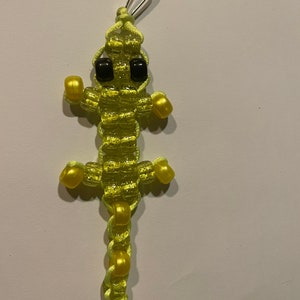 Small Glitter Gecko Keychain - Etsy