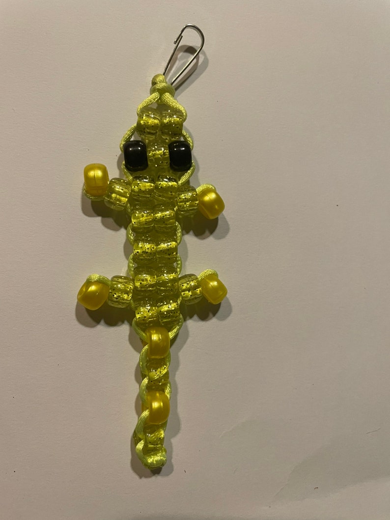 Small Glitter Gecko Keychain - Etsy
