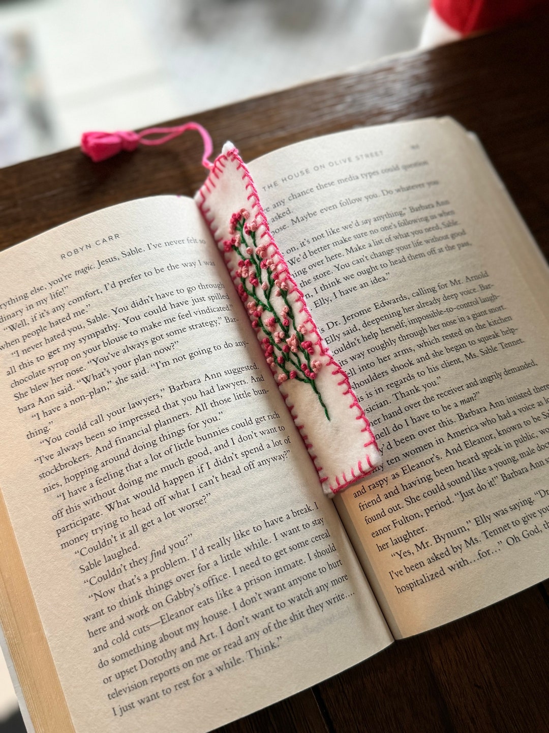 Hand Stitched Bookmarks | Custom Bookmarks | Embroidered Bookmarks - Etsy