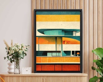 Midmod Wall Art - Etsy