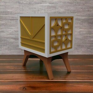 Console MCM Planter Cactus Succulent Mid Century Modern Décor | Indoor ...