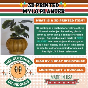 The Mylo Vintage Style Minimalist Planter Vintage Inspired Plants Mid ...