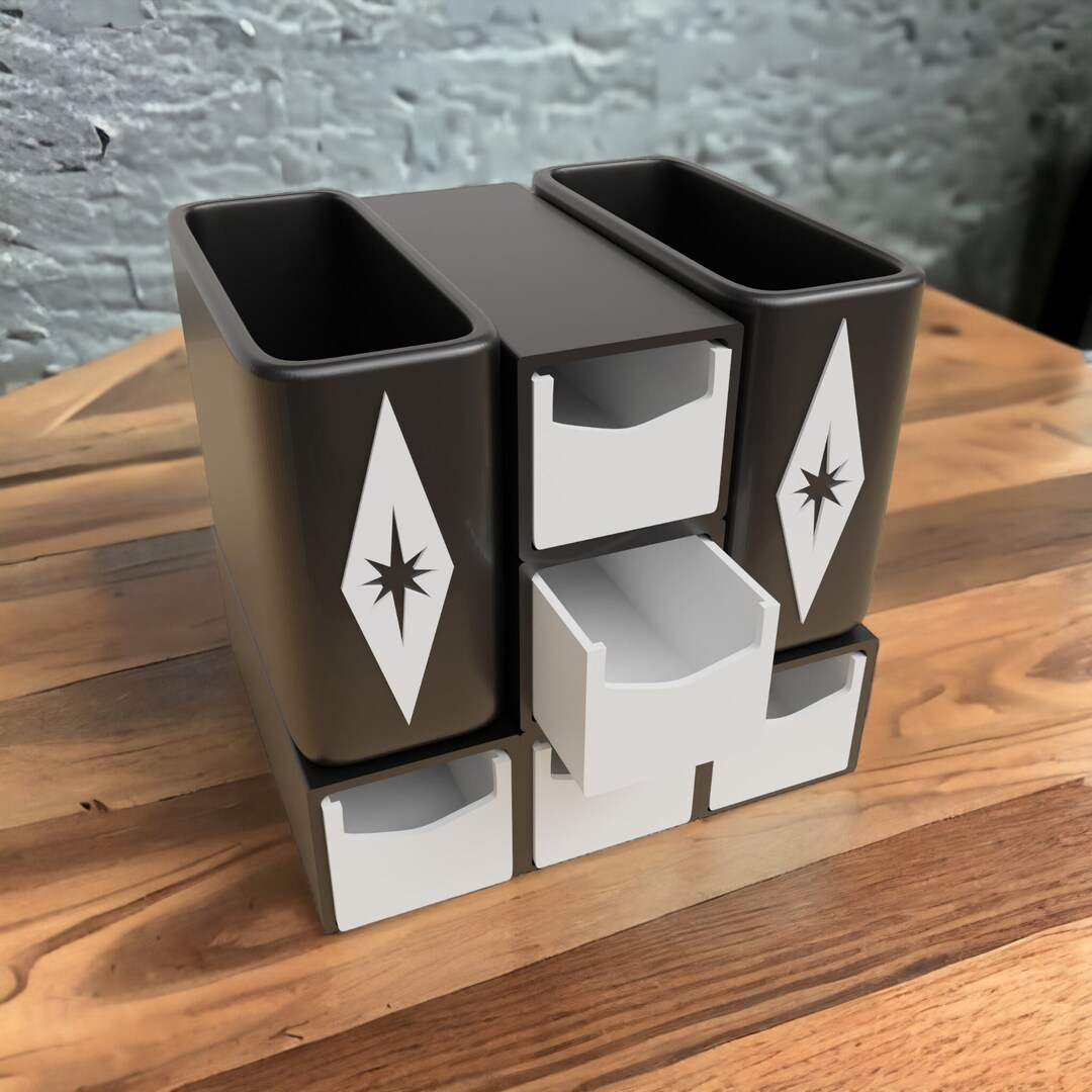 Retro Inspired Mid-century Modern Space Age Desk Caddy Desk - Etsy