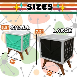 Console MCM Planter Cactus Succulent Mid Century Modern Décor | Indoor ...