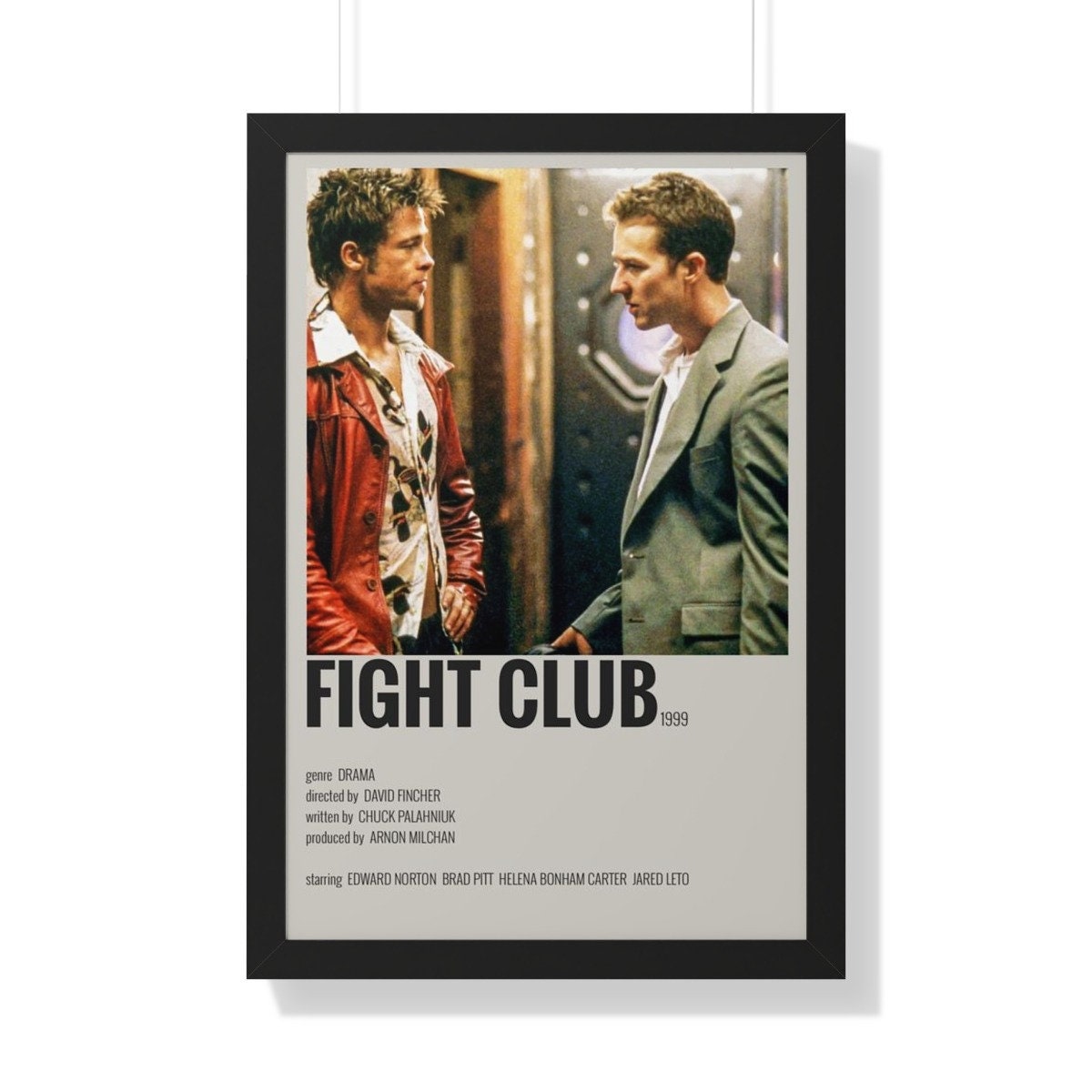 Fight Club Poster Brad Pitt