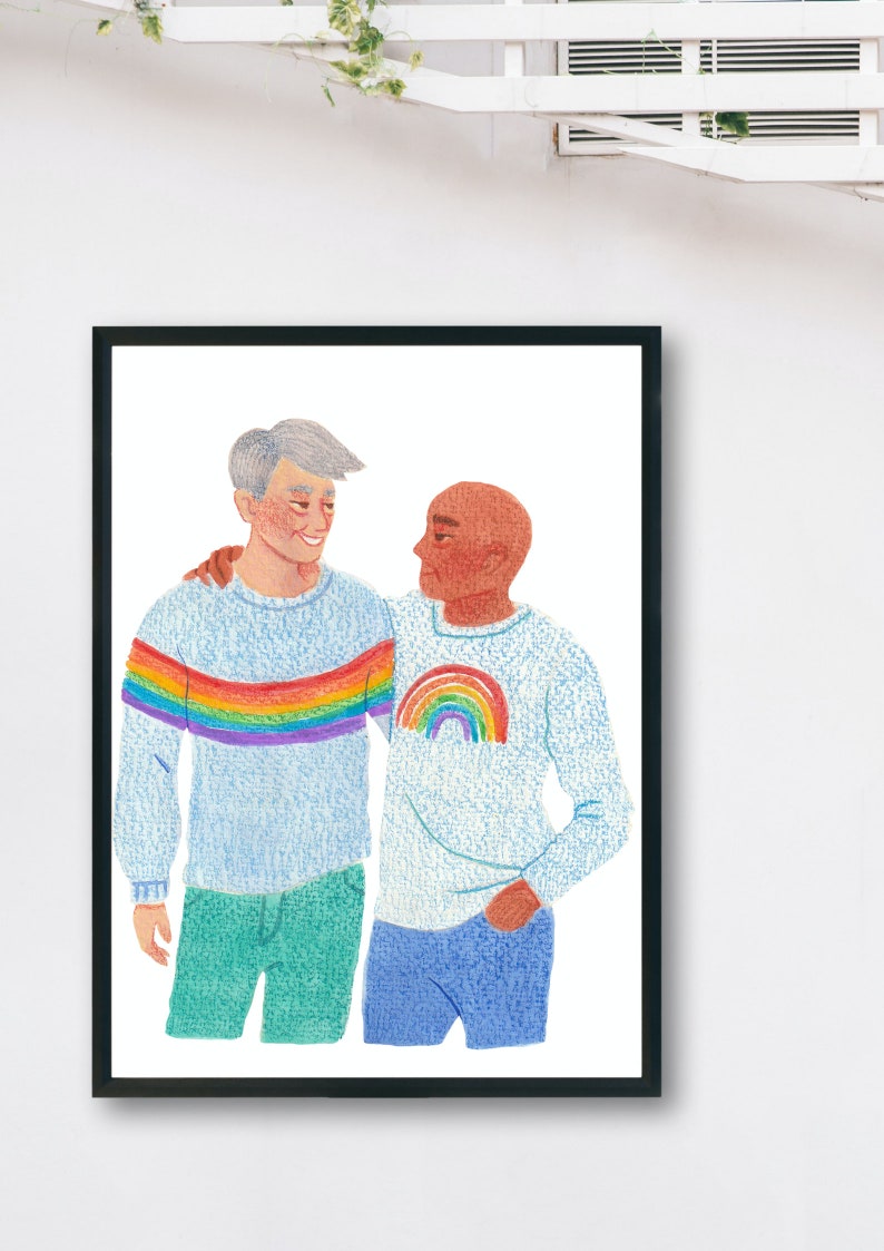 Gay LGBTQ Digital Download Printable Poster Print Art - Etsy