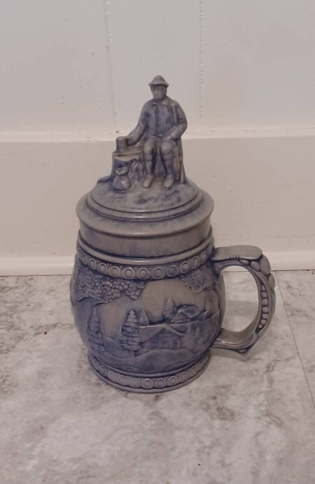 Vintage 1973 Large 12" MP Signed Dated Mountainside Pottery Ceramic ...
